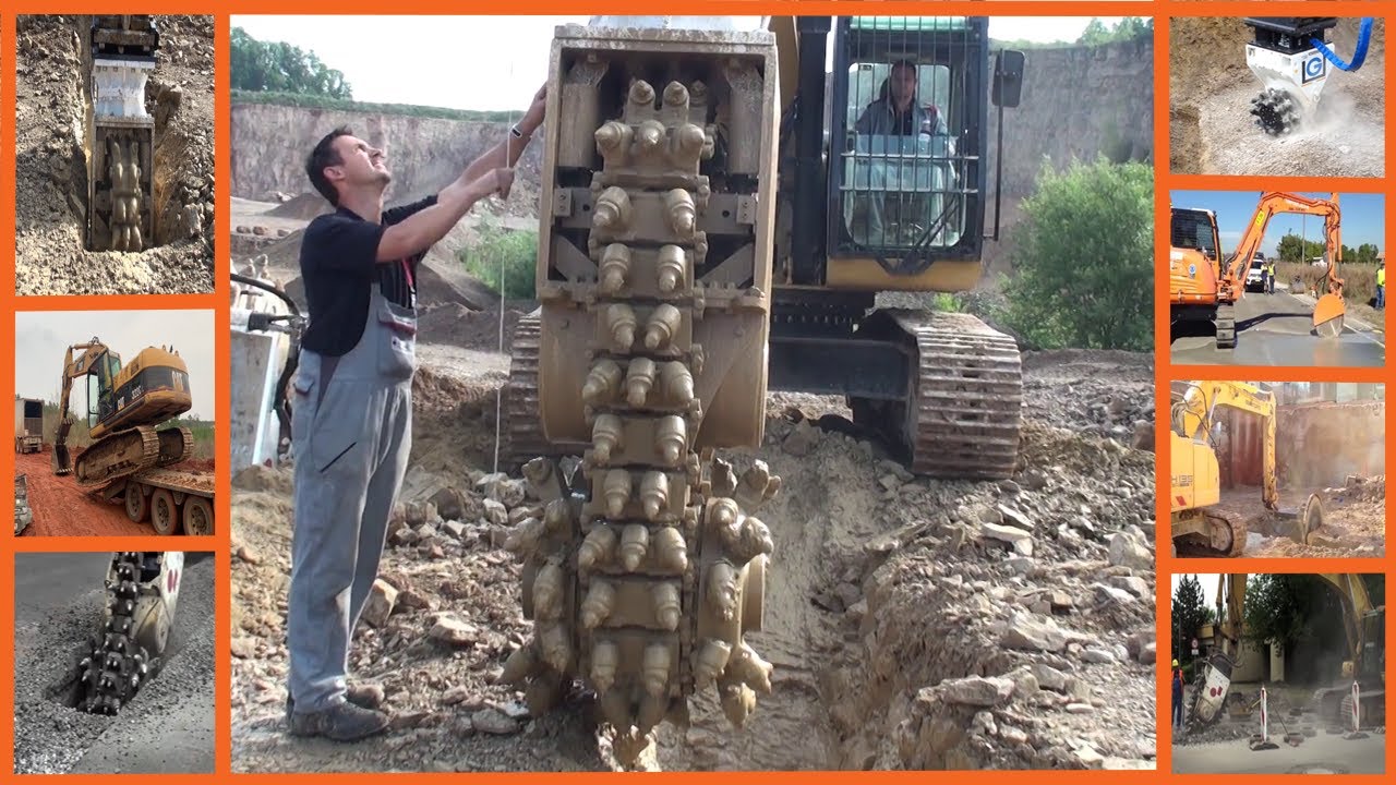 Extreme Heavy Trenchers Machine | Excavator Working Fastest Skill ...