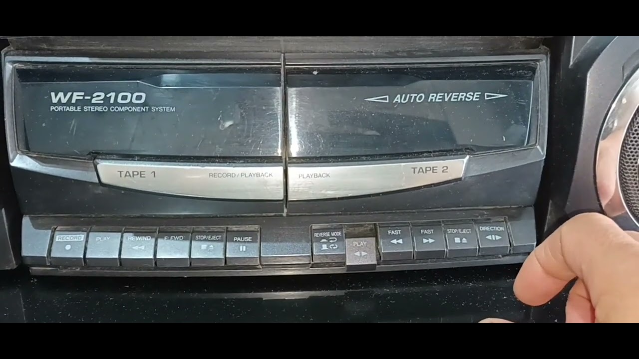 Sharp WF-2100WR(BK) 2002 года. - YouTube