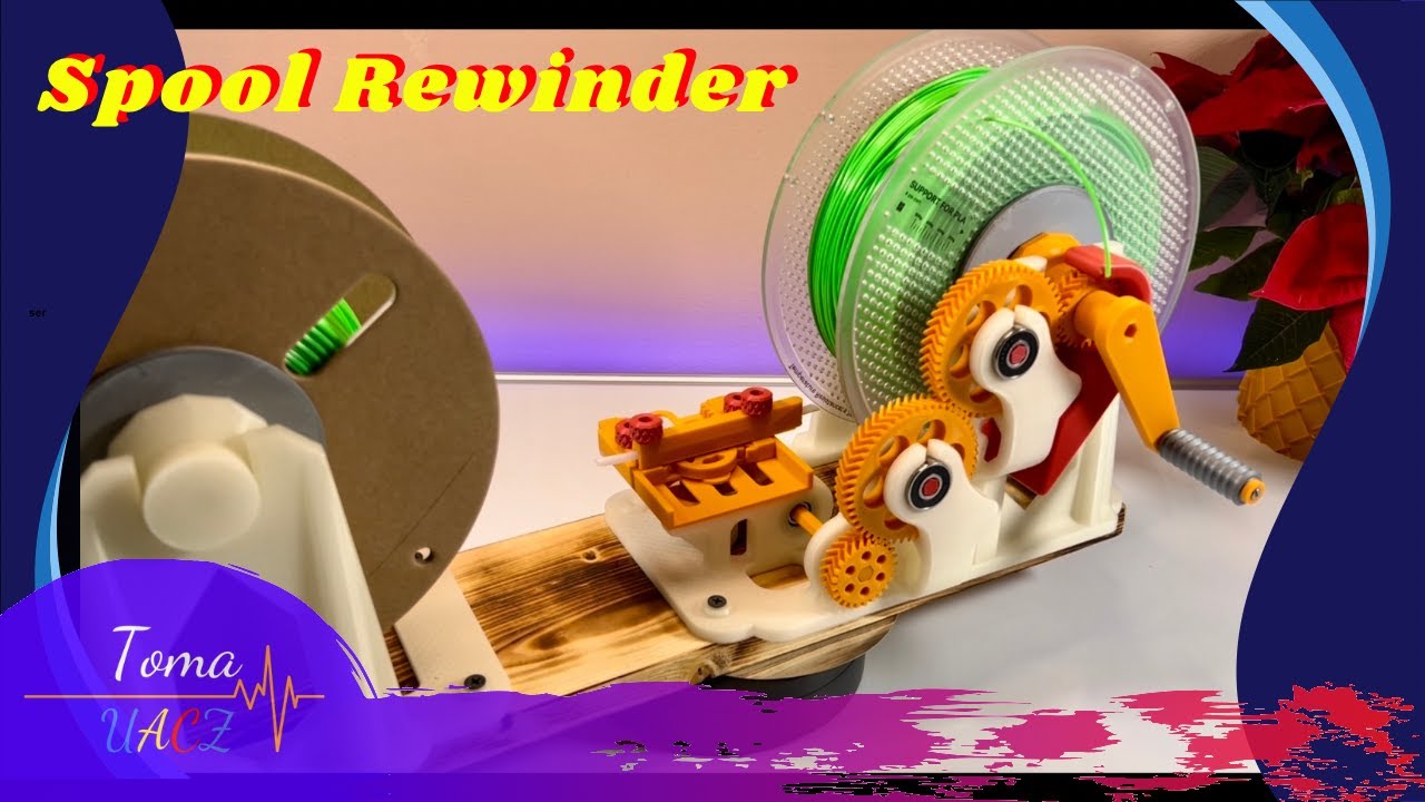 Spool Rewinder - YouTube