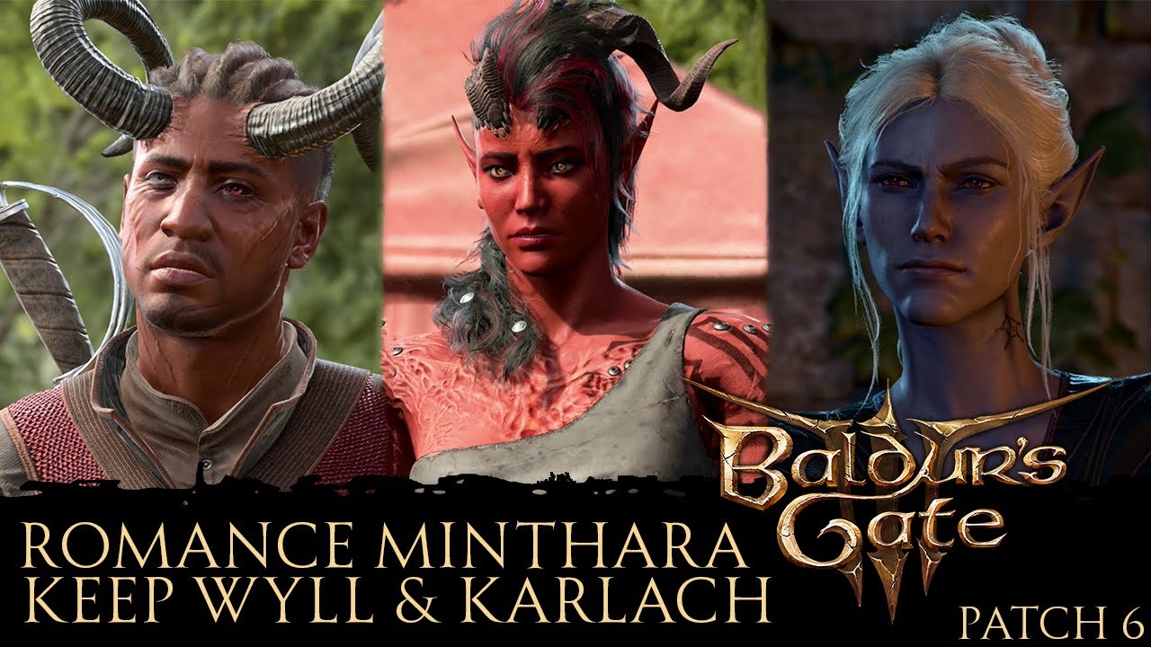Baldur's Gate 3: Romance Minthara in Act 1 & Keep Wyll & Karlach As ...