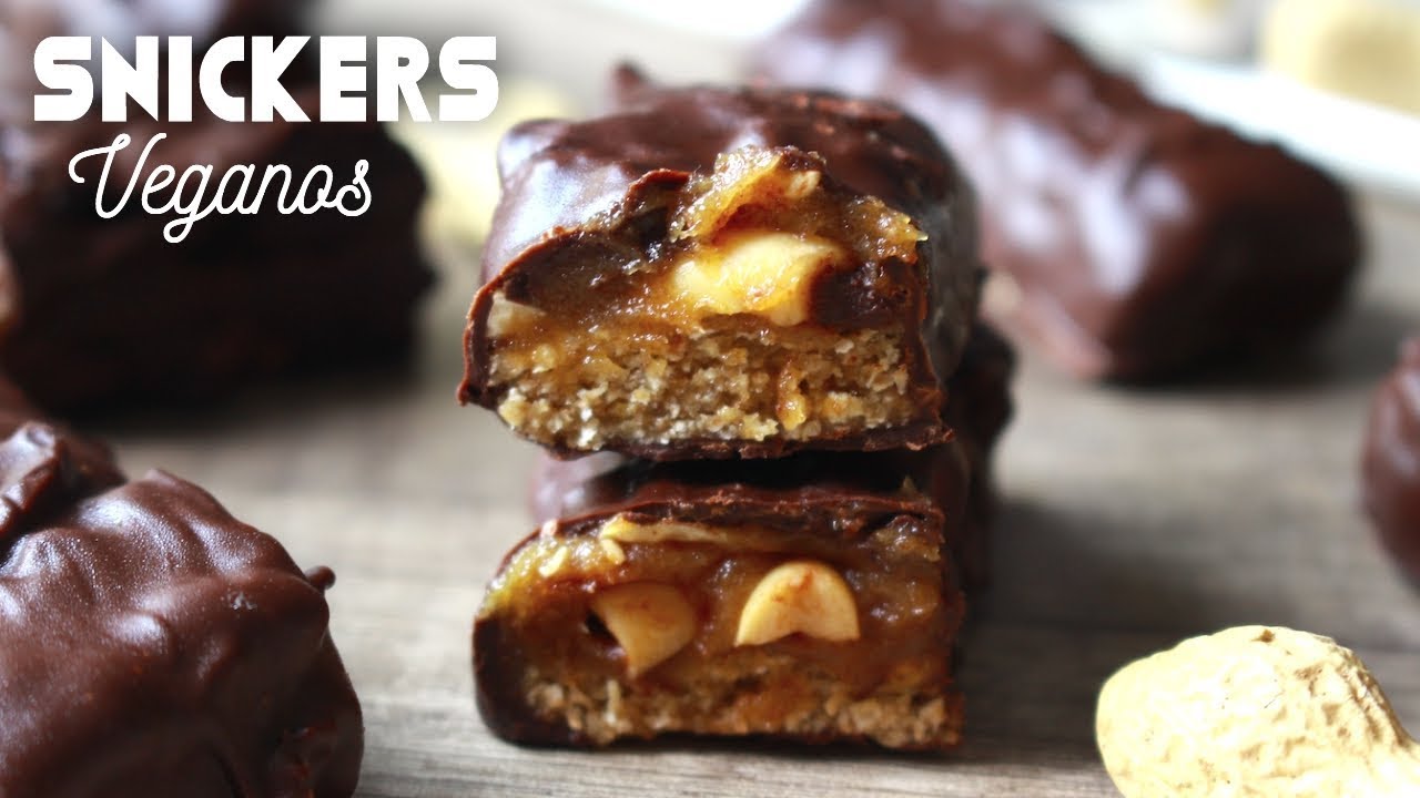 SNICKERS VEGANOS | Saludables & Deliciosos - YouTube