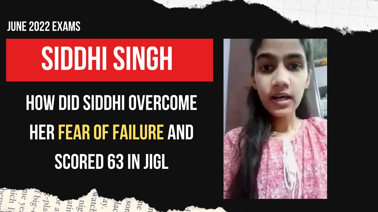 Siddhi Singh, From Fear of Failure to Scoring Exemption | CS EXAMSQUAD - YouTube