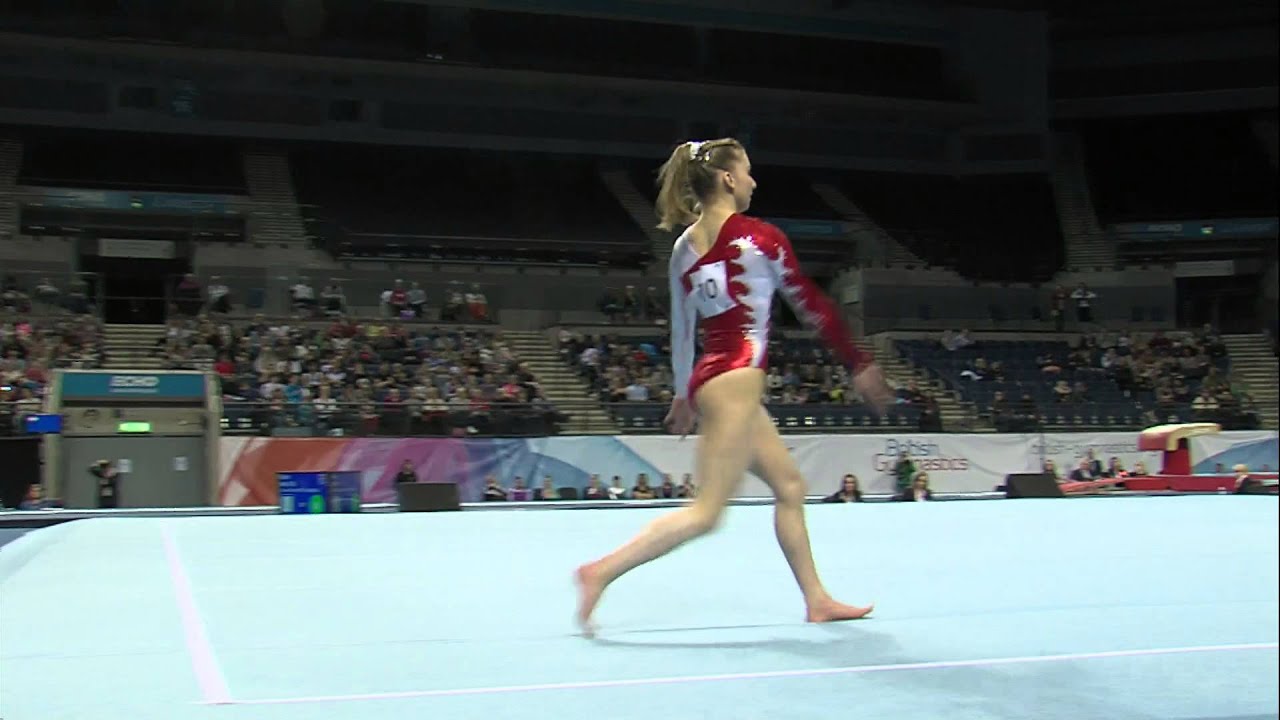 KELLY SIMM - FLOOR - 2013 British Champs - AA - YouTube