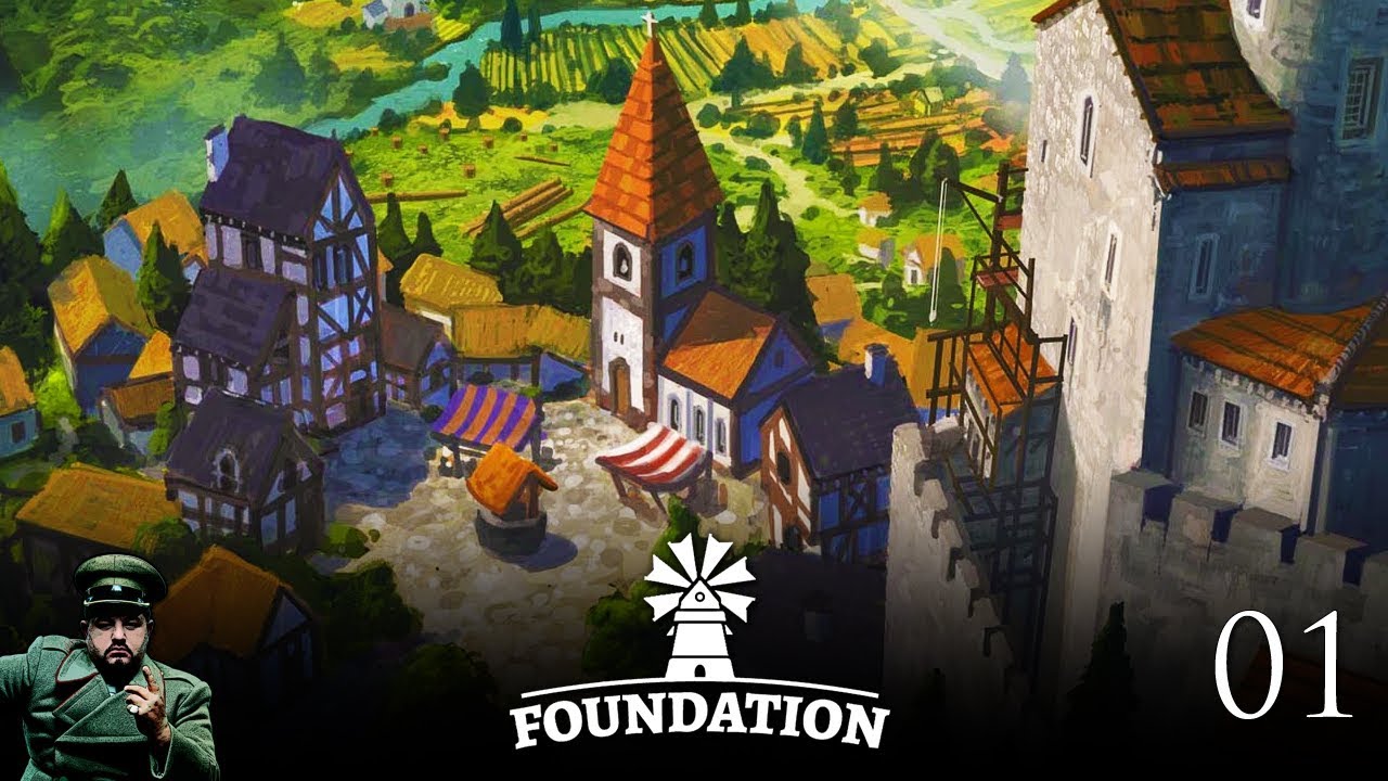 Let's Try Foundation - 01 - Gridless medieval city-builder! (Alpha ...