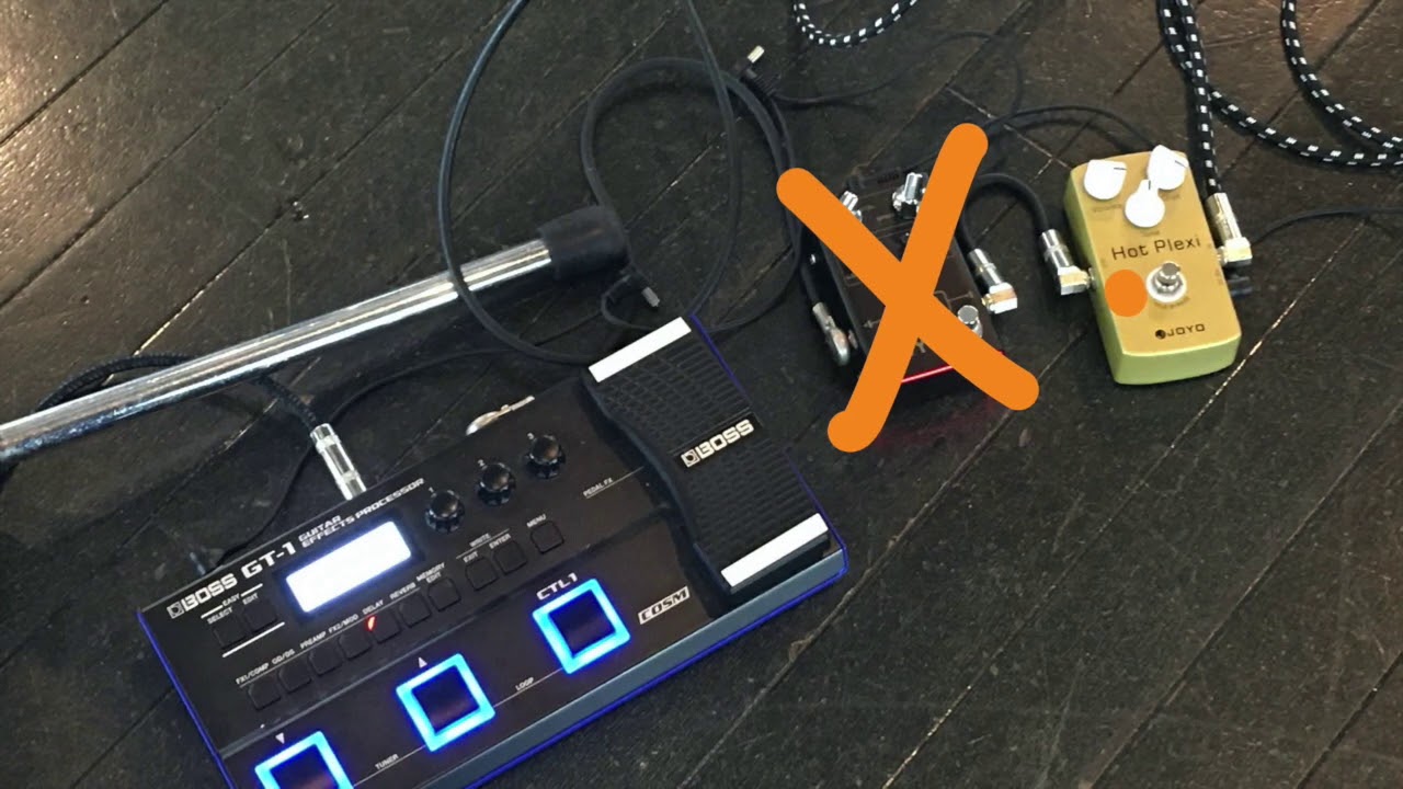 JOYO Hot Plexi + BOSS GT-1 + JCM900(clean setting) - YouTube