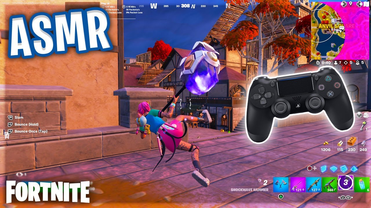 Fortnite ASMR - Hot Dropping in Solos 🔥 | 🎮 PS4 Controller Sounds ...