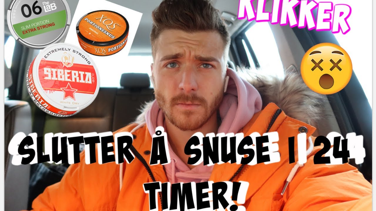 JEG SLUTTER Å SNUSE I 24 TIMER! - YouTube