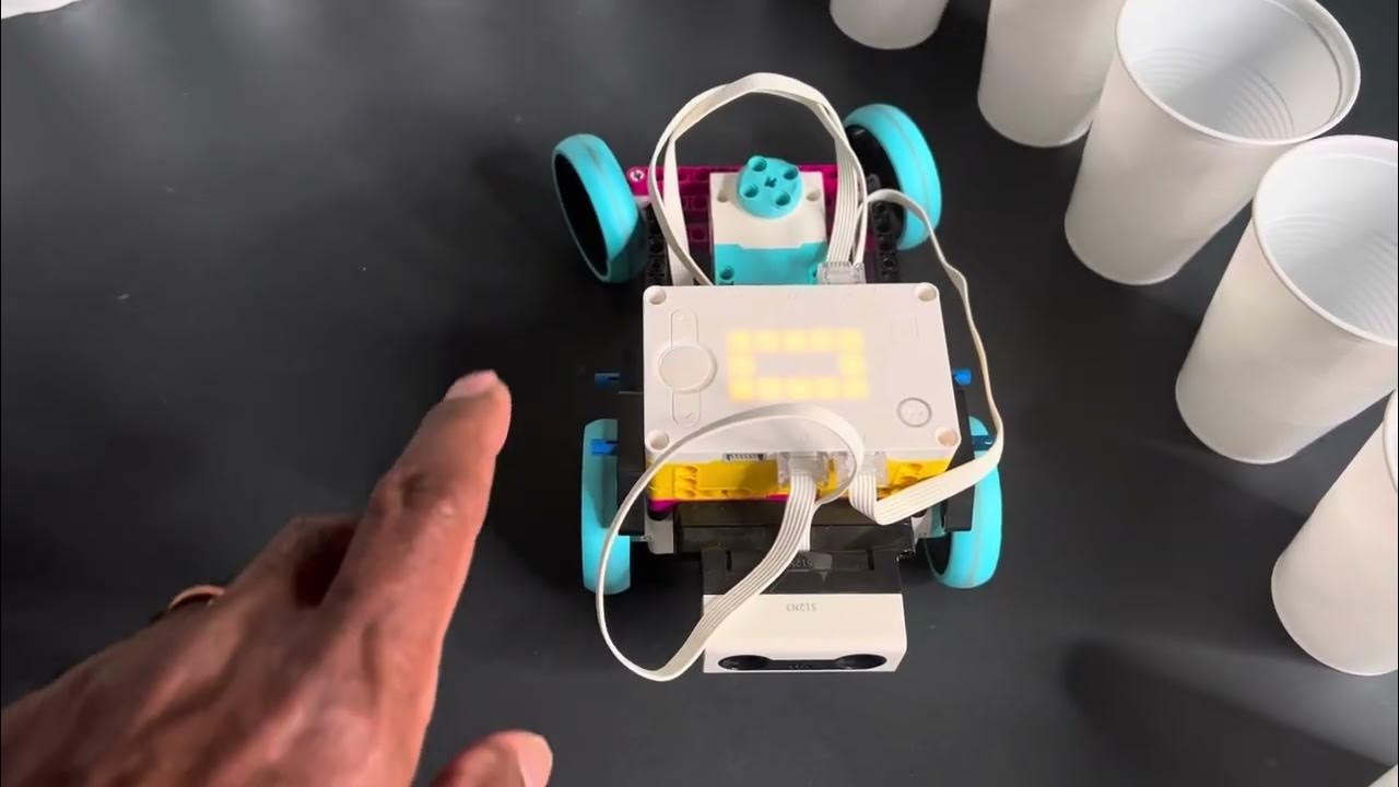 LEGO Spike Prime Distance Sensor Project - YouTube