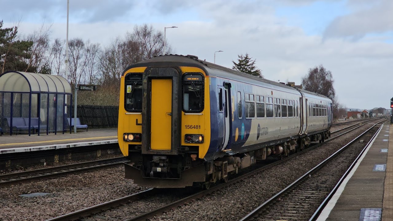 Trains at Church Fenton | 156481 + 155s + 195s + Many Tones! + 20118 ...