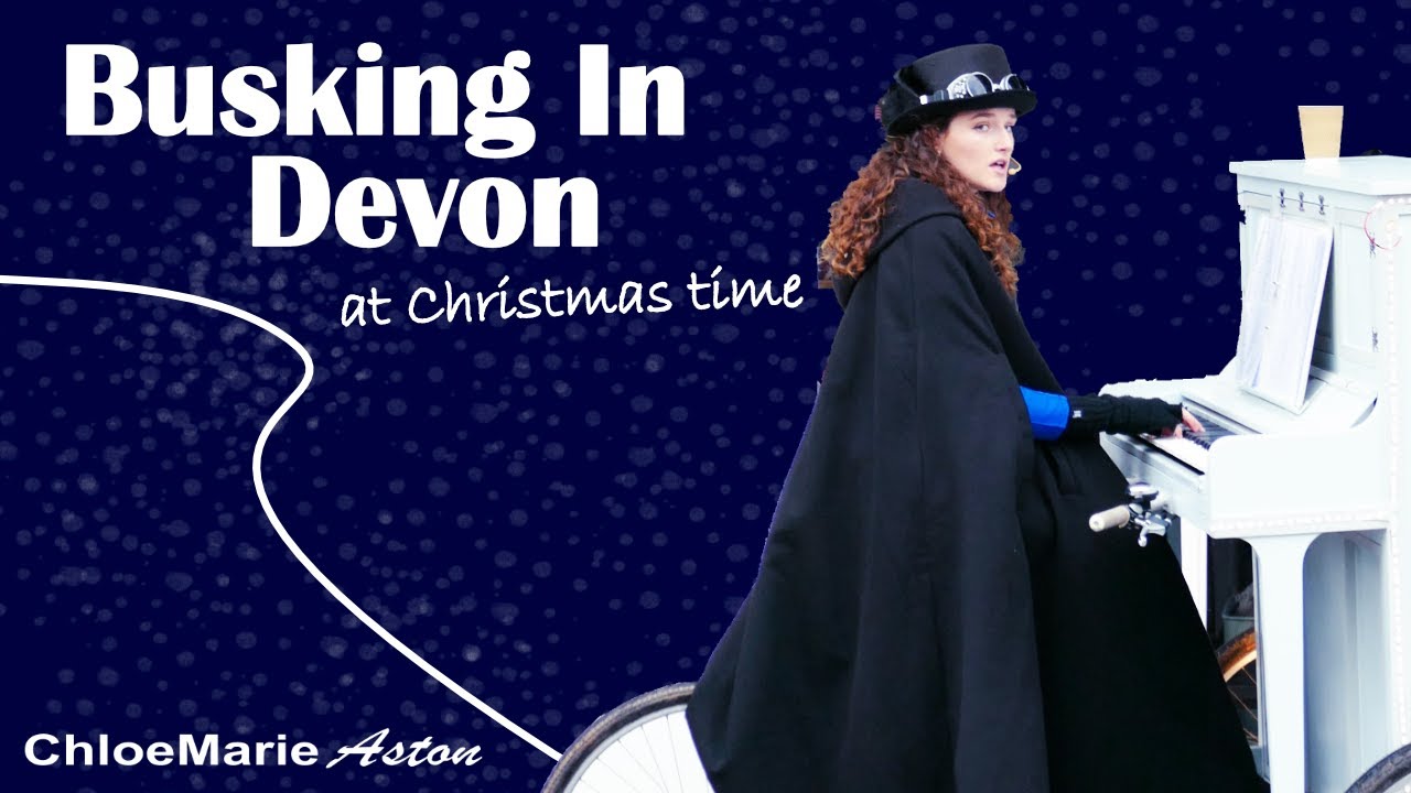 Busking in Devon at Christmas Time - YouTube