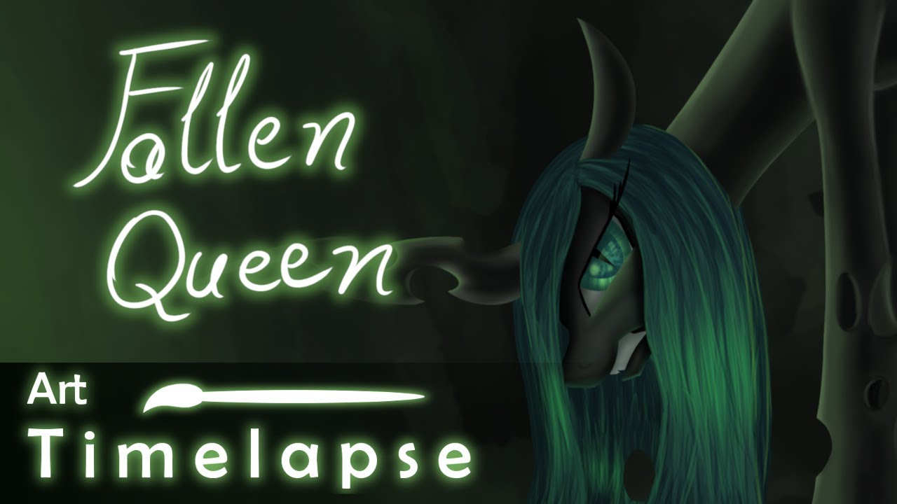 Fallen Queen Art Timelapse - YouTube