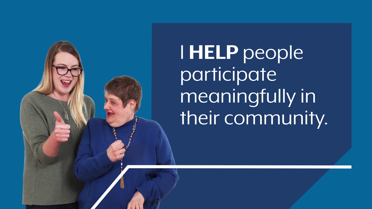 I HELP people participate meaningfully in their community. 4B - YouTube