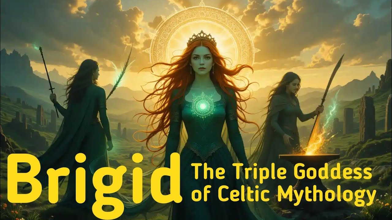 Brigid: The Celtic Triple Goddess of Fire, Wisdom & Healing - YouTube