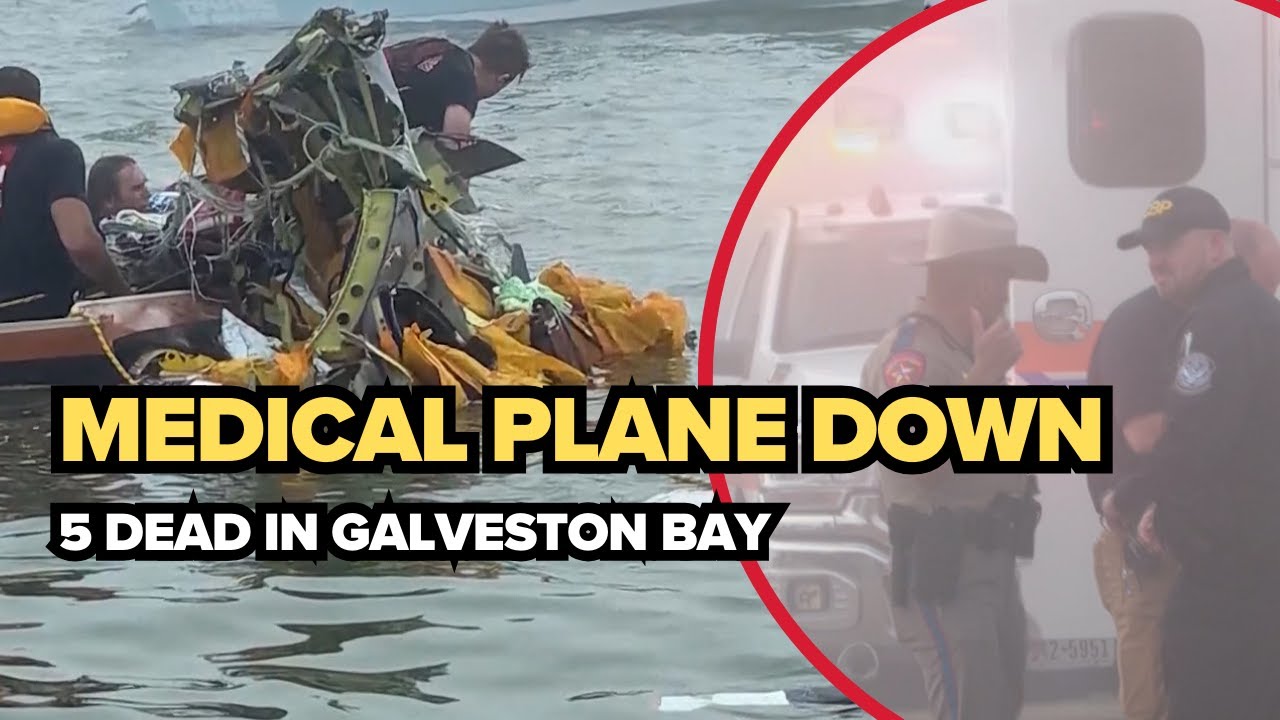 5 dead, 2 hospitalized after plane from Mexico crashes in Galveston Bay ...