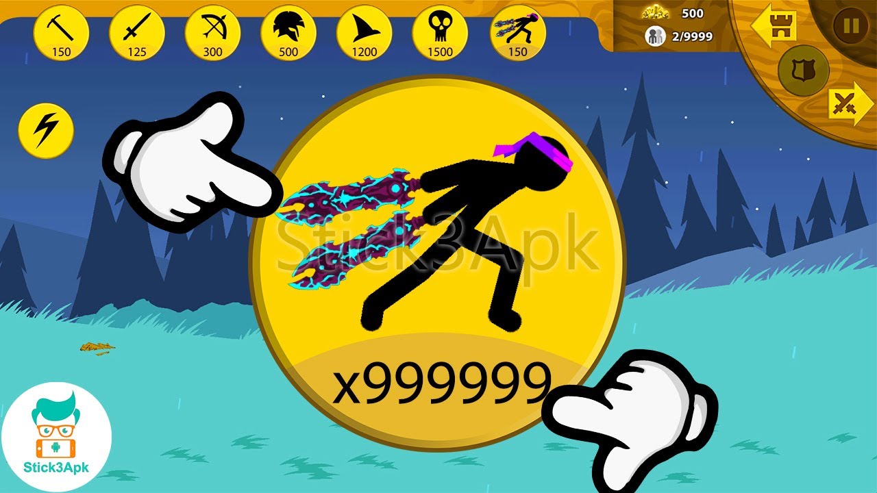 NEW MOD Stick Figure NINJA DUAL SWORDS VAMP x999999 Items | Stick War ...