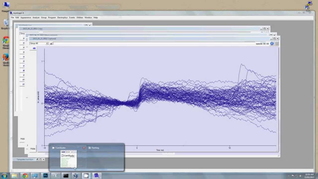 How to detect minis with Axograph - YouTube
