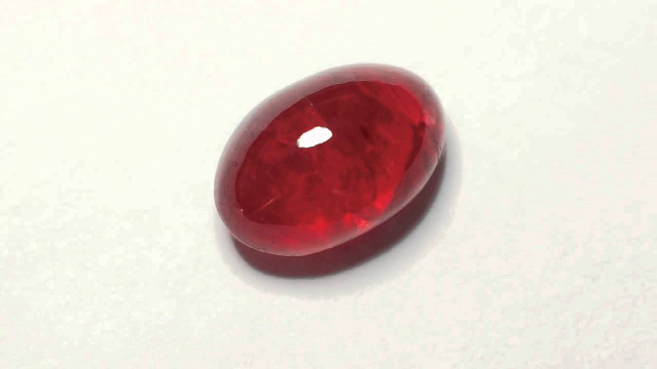 8.67-Carat Attractive Cabochon-Cut Ruby from Tanzania (Unheated) - YouTube