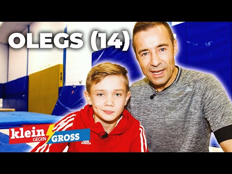 Olegs liebt Trampolinspringen! | Klein gegen Groß