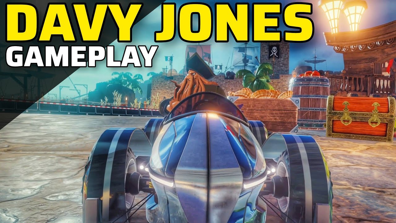 Davy Jones Racer Gameplay | Disney Speedstorm - YouTube