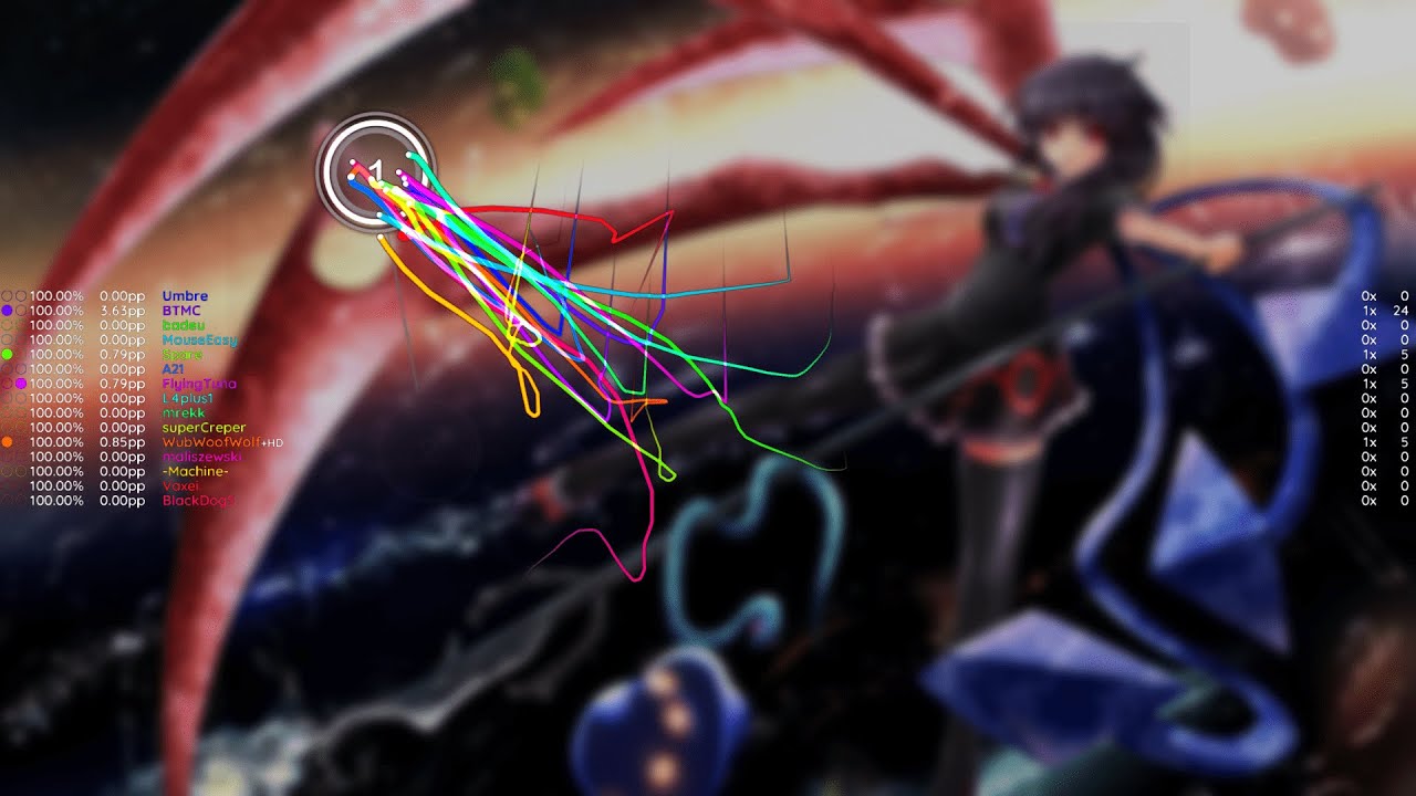 OSU! 9* Galaxy Collapse TOP 15 KNOCKOUTS! - YouTube