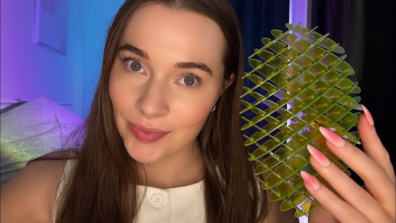 ASMR Personal Attention: Eye Poking, Face Brushing, and Gentle Skincare ...