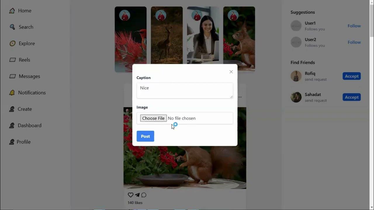 Social Media App Using React-Redux - YouTube