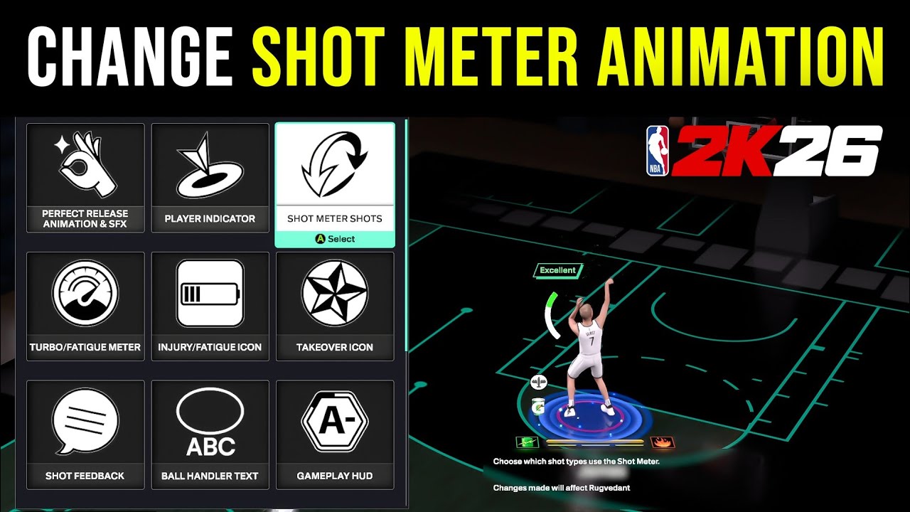 How to Change Shot Meter Animation in NBA 2k26 (Step By Step) - YouTube