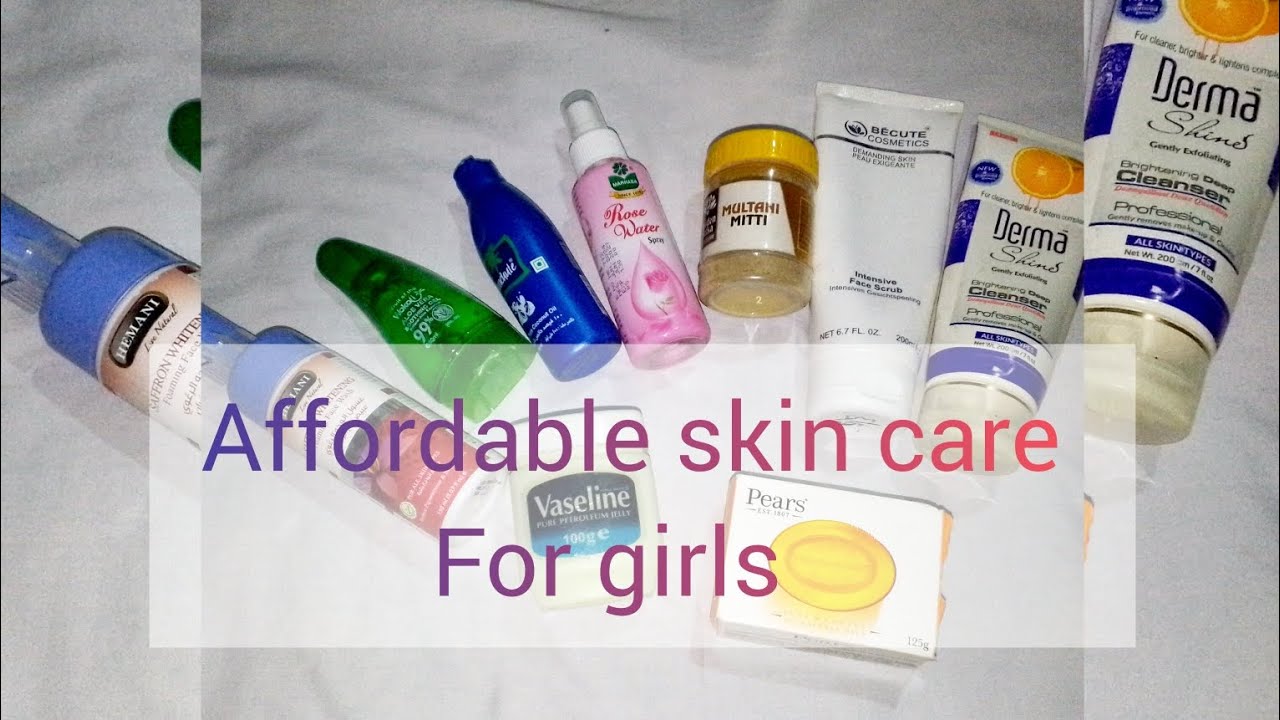 Affordable skin care routine for girls | skin care products ️ ...
