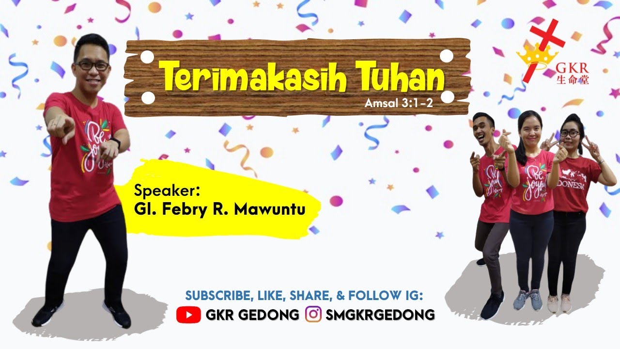 IBADAH ULANG TAHUN SM GKR GEDONG KE-46 || 12 JULI 2020 || TERIMAKASIH ...