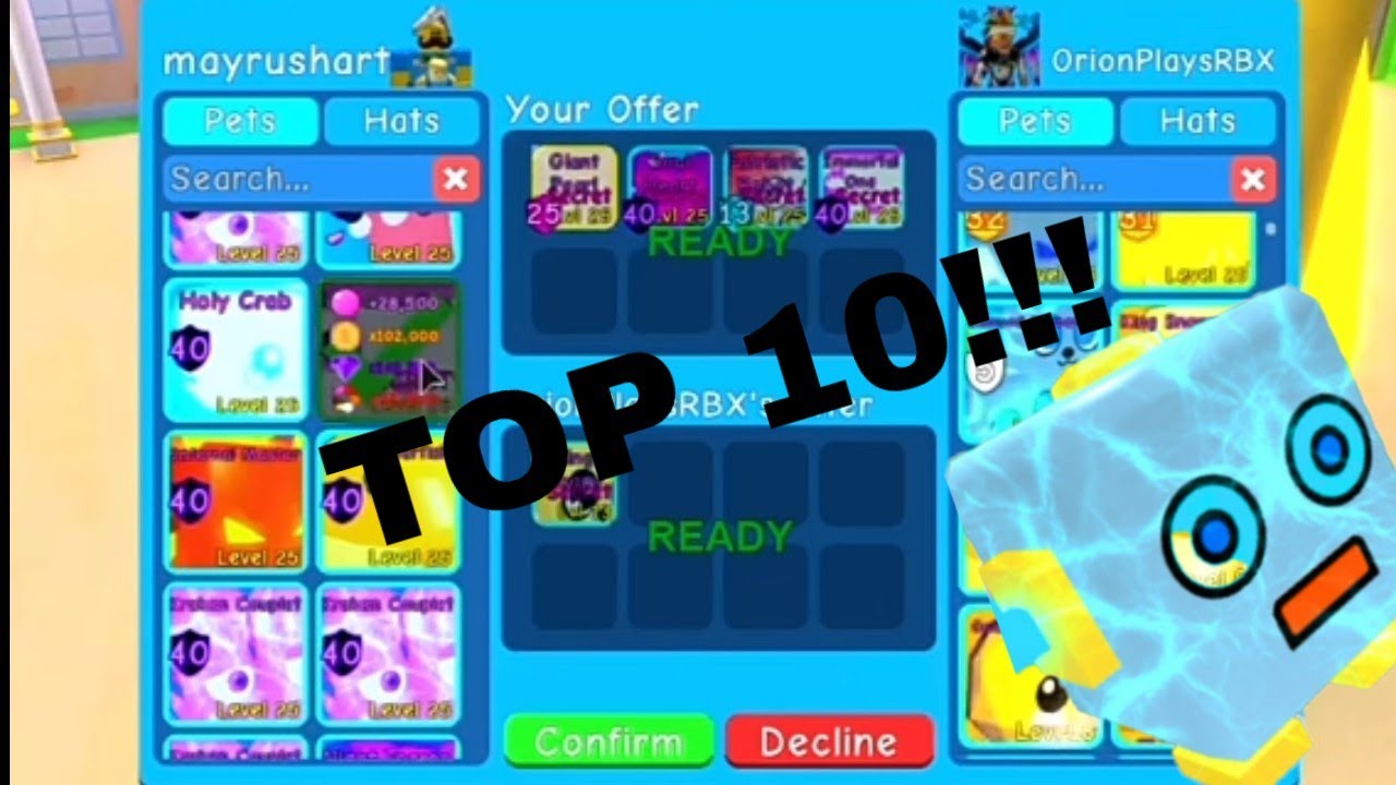 Top 10 Trades in Bgs!! - YouTube