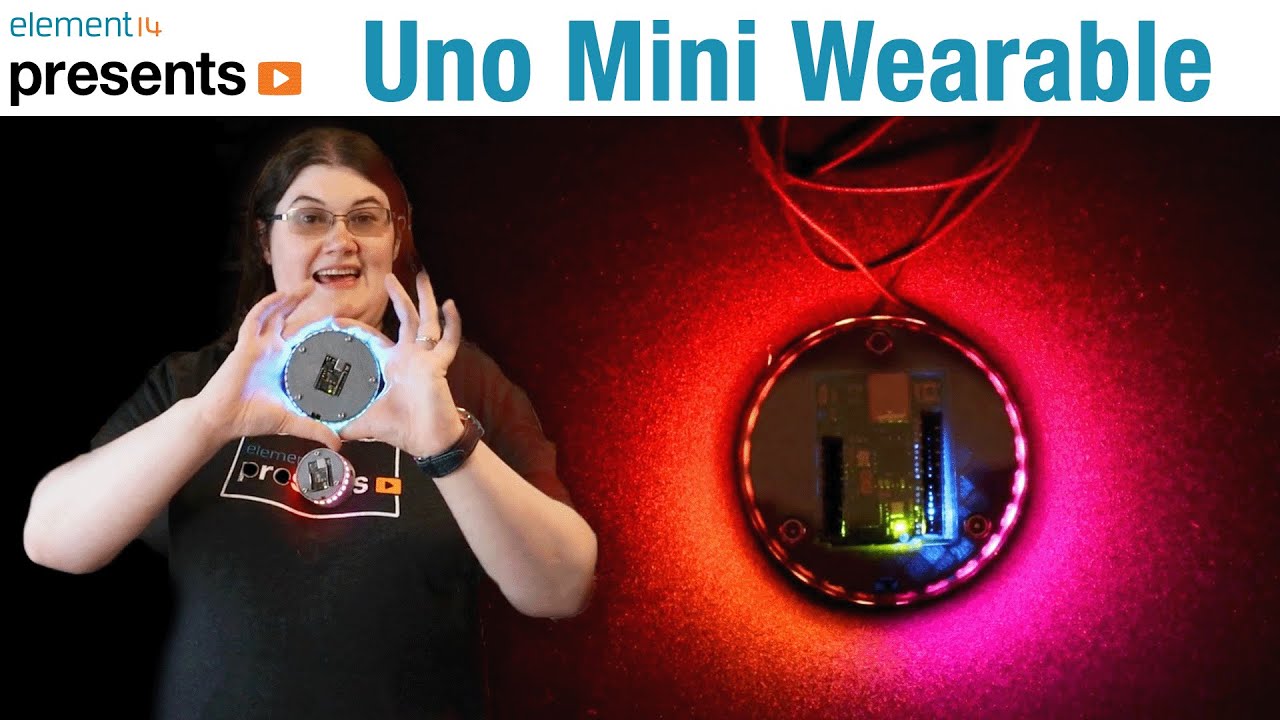 Wearable Electronics with the Arduino Uno Mini Gold - YouTube