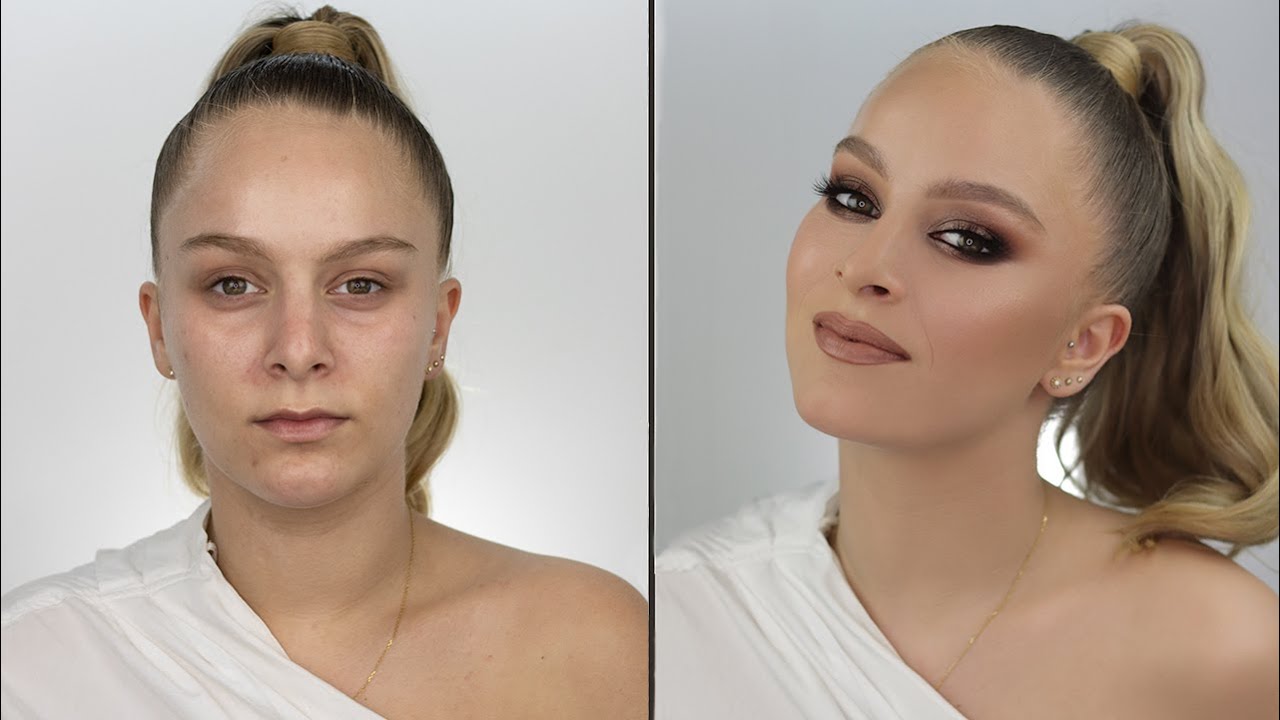 CLIENT MAKEUP TUTORIAL - Full Glam Makeup Look - YouTube