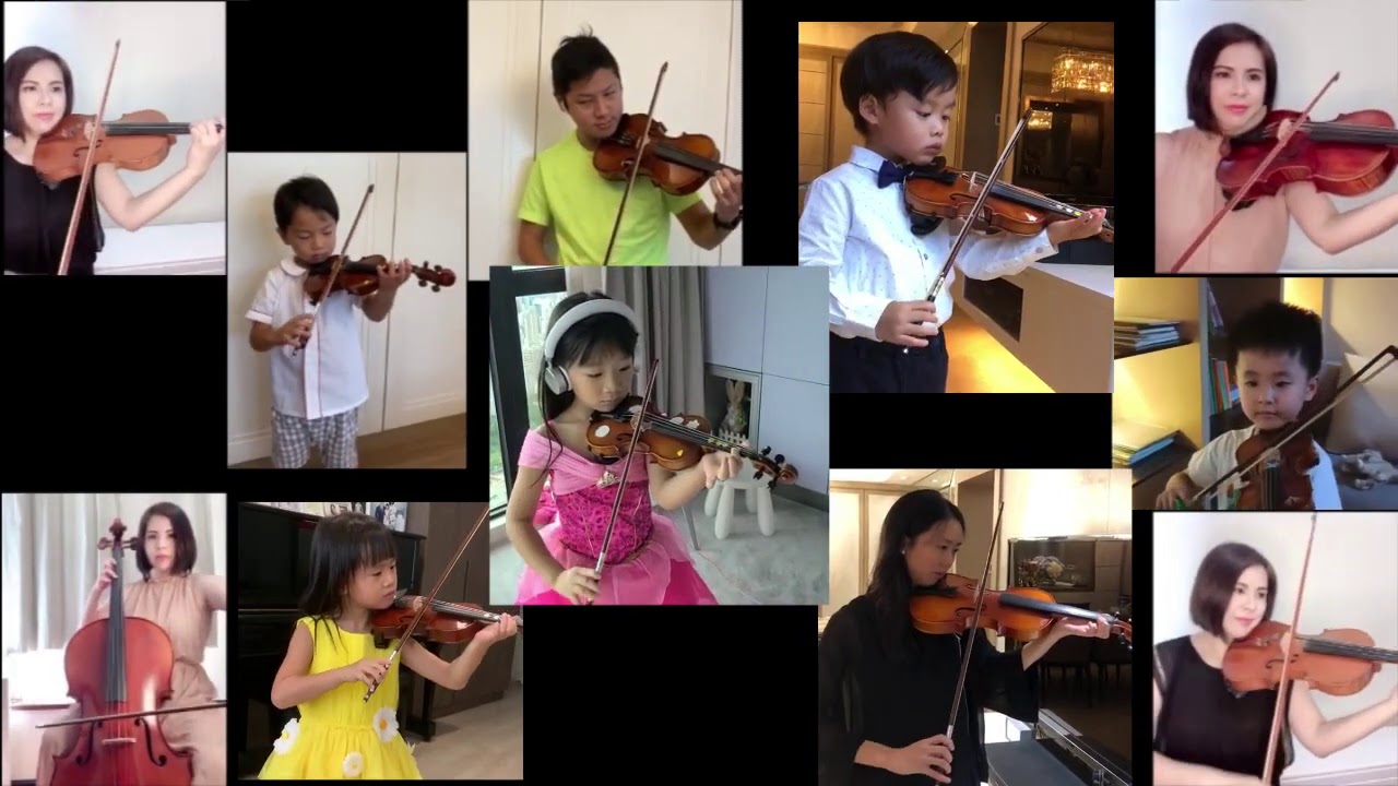 Strings Ensemble Violin Junior - Twinkle Twinkle Little Star - YouTube