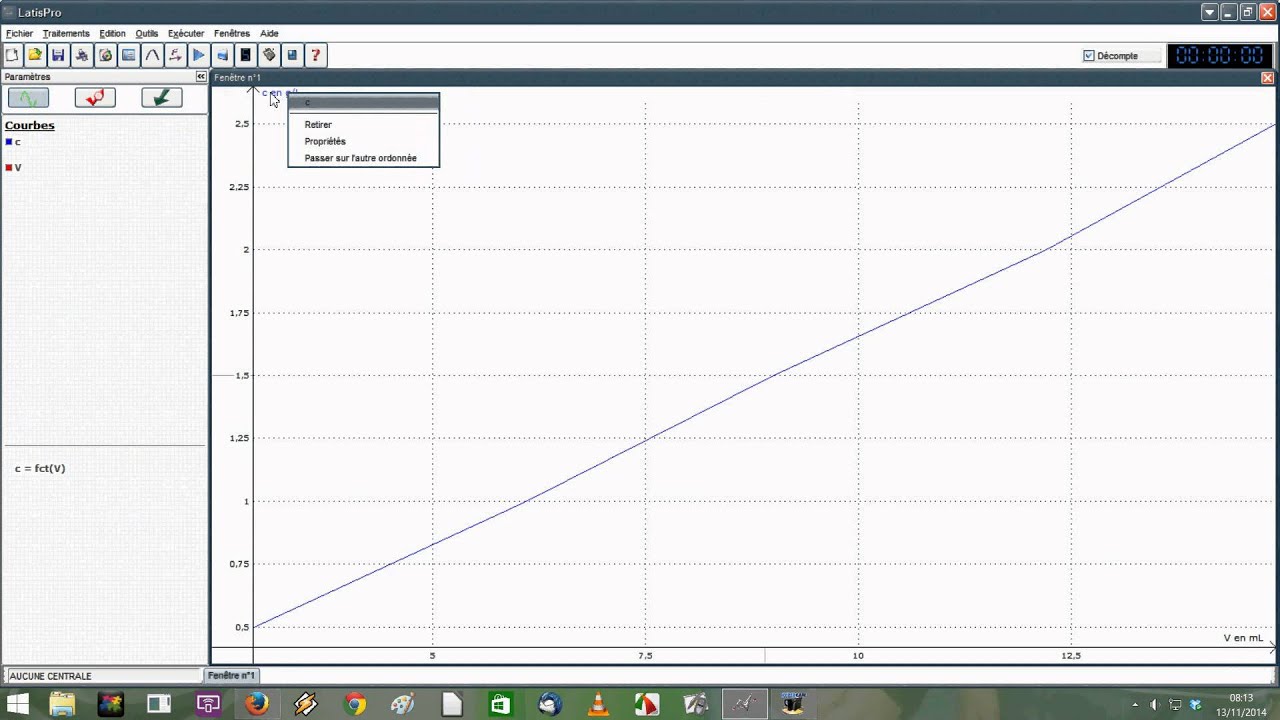 Tracer une courbe avec latispro - YouTube