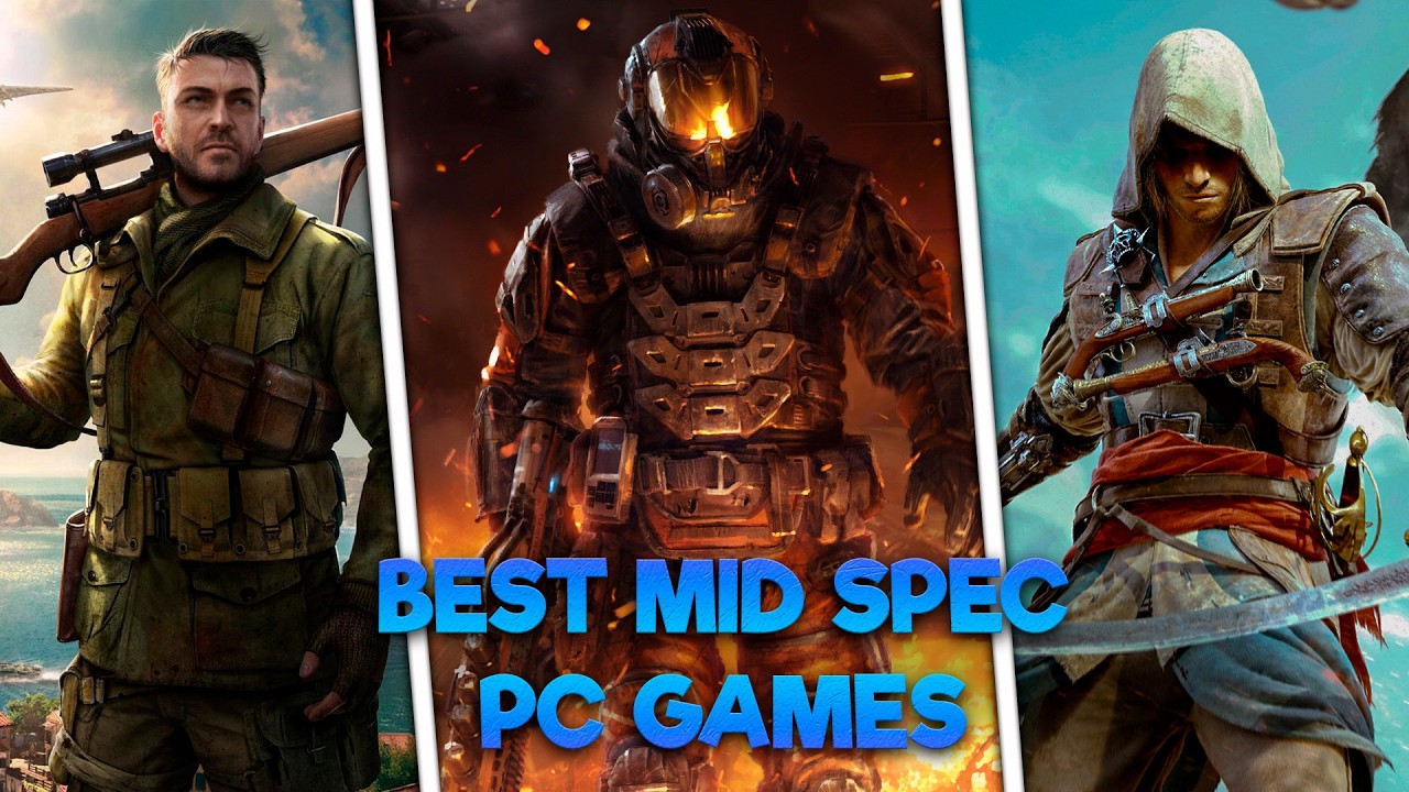 Top 40 Must-Play Games for Mid Spec PCs - YouTube