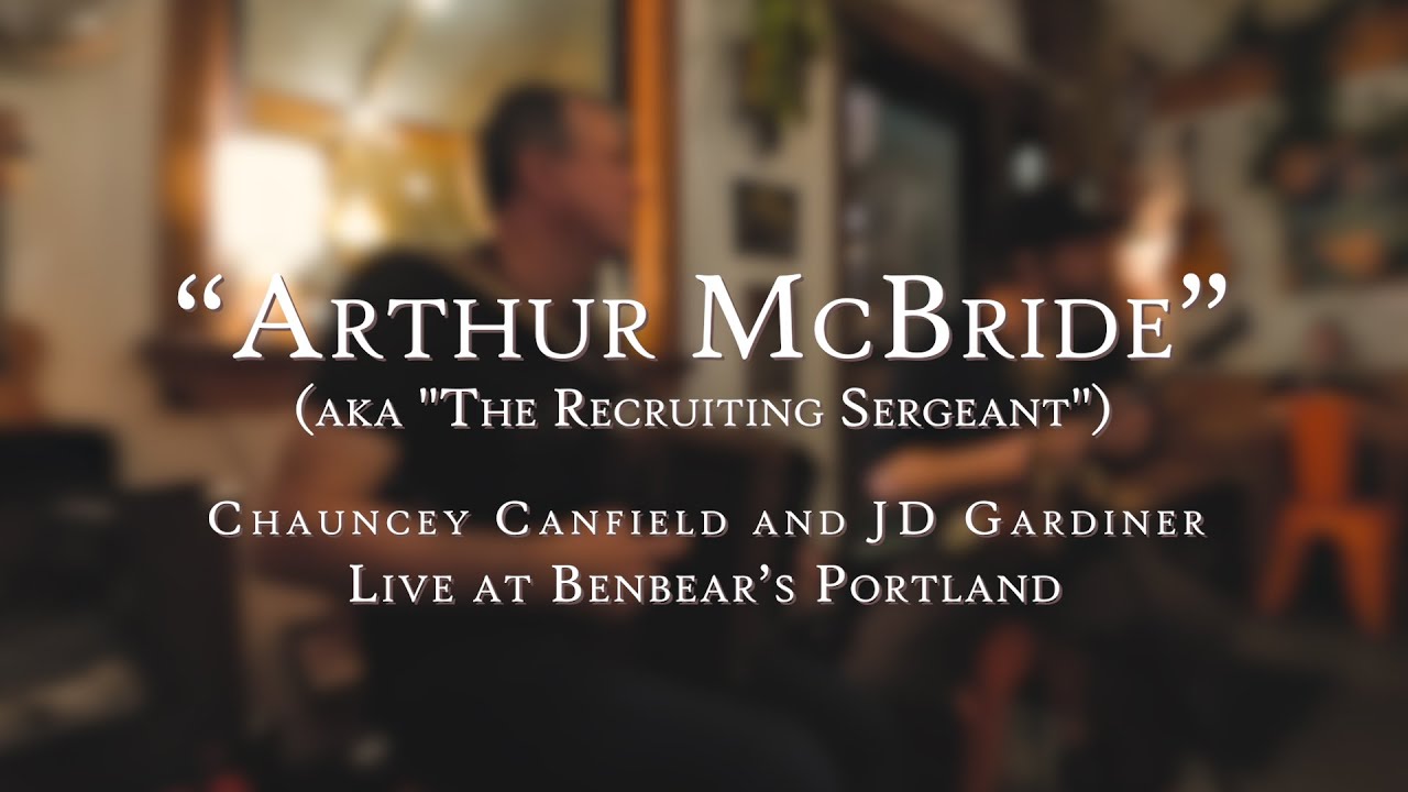 "Arthur McBride" (Traditional) Live on Box and Mandolin - YouTube