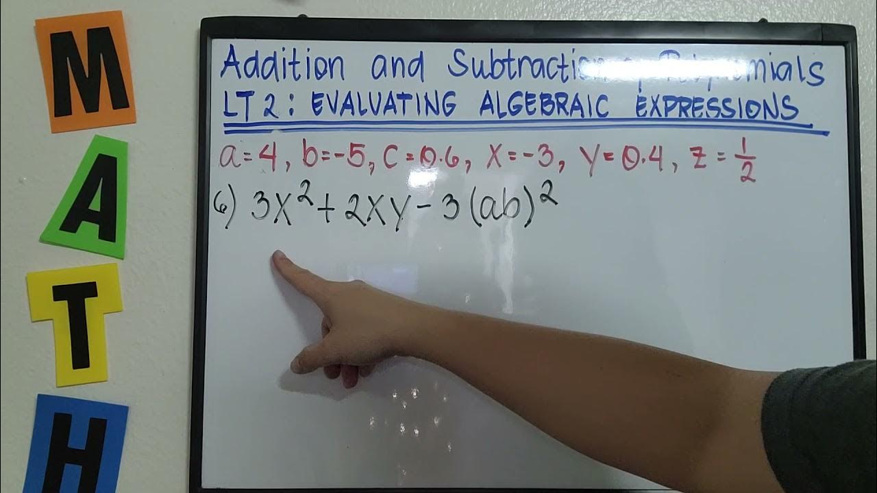 TAGALOG: Addition & Subtraction of Polynomials, Learning Task 2 ...