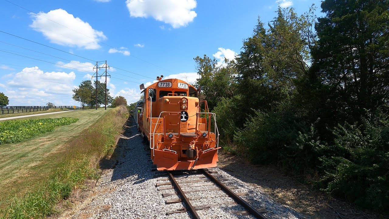 Bluegrass Railroad Museum train ride - 2Sep2023 - YouTube