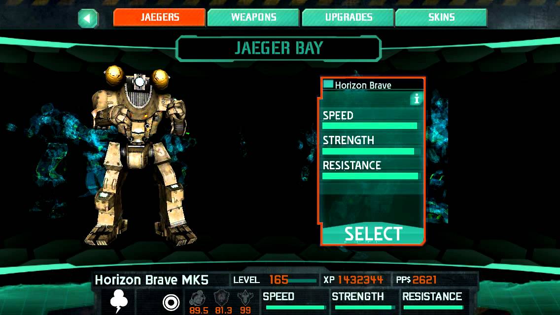 Pacific Rim iOS - Max Stats for Every Jaeger - YouTube