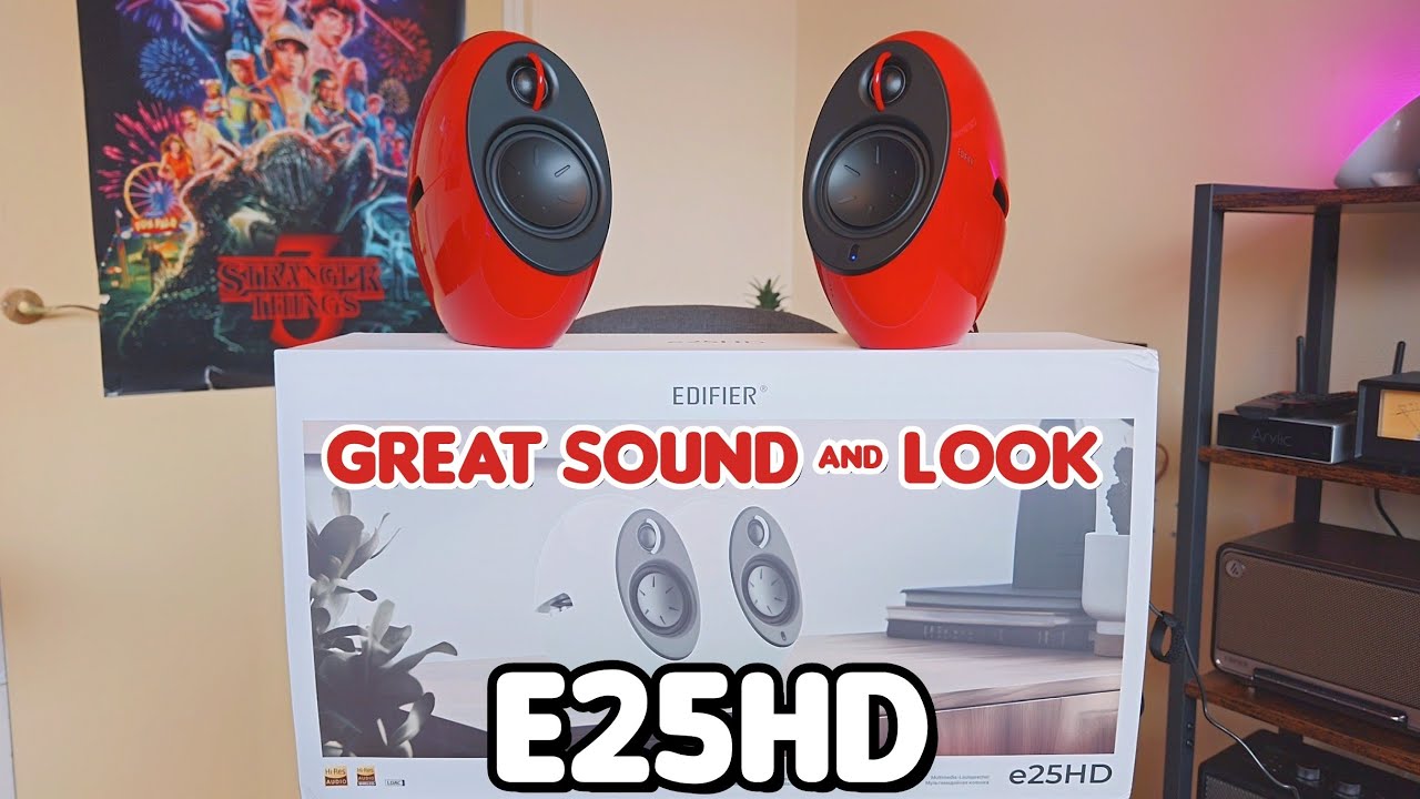 Edifier Luna e25HD - Review "GREAT STEREO SET WITH NICE LOOK!" - YouTube