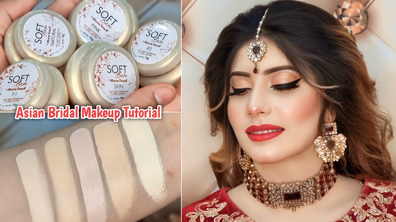 How to do : Step by Step Modern Barat Makeup || My Signature Barat Glam Look with Moon Touch ...