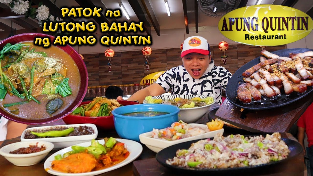 CLASSIC LUTONG BAHAY NI APUNG QUINTIN MAPAPA-WOW KA SA DAMI NG ULAM ...