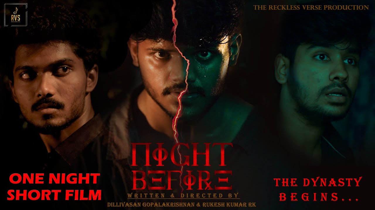 Night Before 🌙 | Tamil Short Film 🎬 | Reckless Verse 🎶 | - YouTube