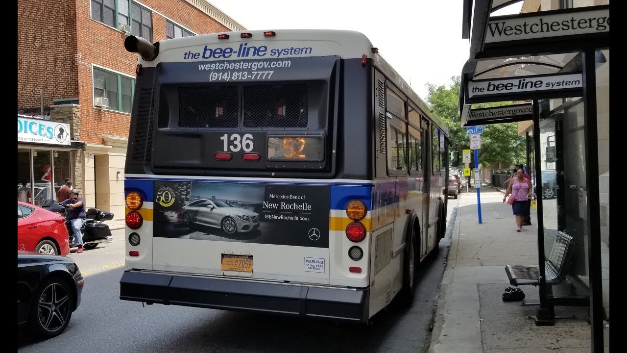 Bee-Line Bus: Orion V Shorty [#136] Route 52 Bus @ Gramatan Avenue & S ...