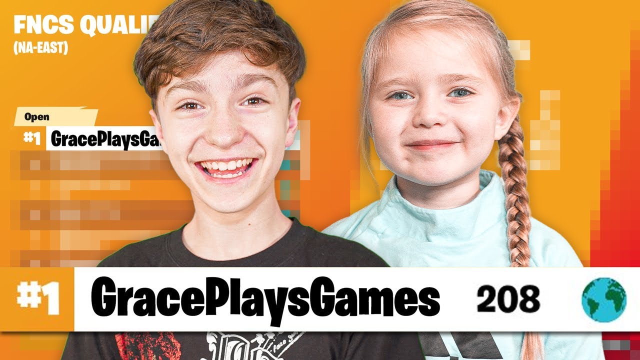 FaZe H1ghSky1 Coaches 5 YEAR OLD SISTER In FIRST Fortnite TOURNAMENT ...