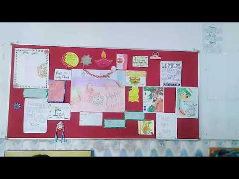 DISPLAY BOAR DECORATION IDEAS, RED BOARD DECORATION