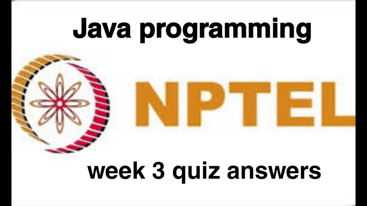 Programming in Java Week 3 - YouTube