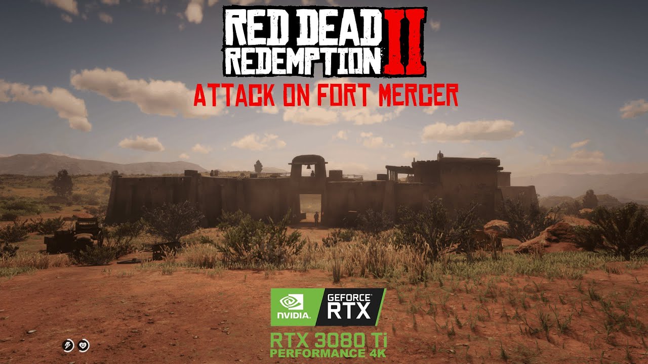 Red Dead Redemption 2 | Attack On Fort Mercer $150 & Loot | 4K # ...
