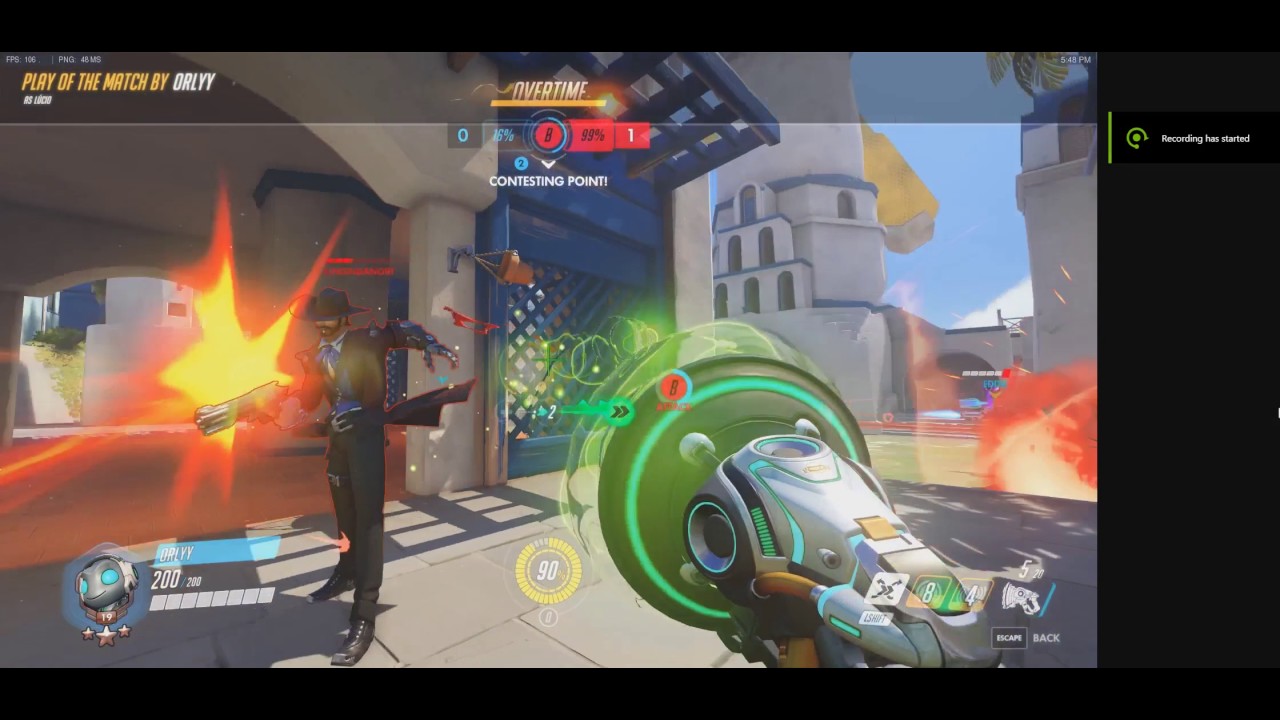 [1080P][Overwatch]60FPS Let's drop the beat, Lucio. - YouTube
