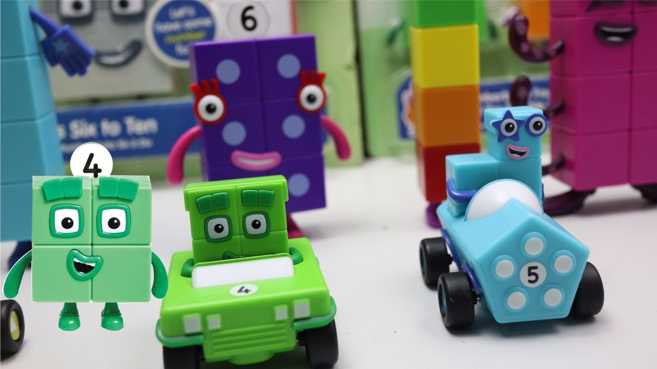 Numberblocks – Collaboration Numberblock Mini Vehicles! Satisfying ...
